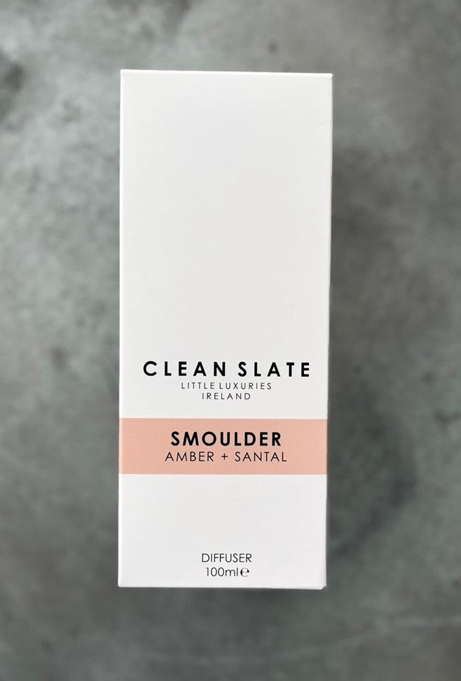smoulder amber + santal diffuser for Intimate Moments – CLEAN SLATE